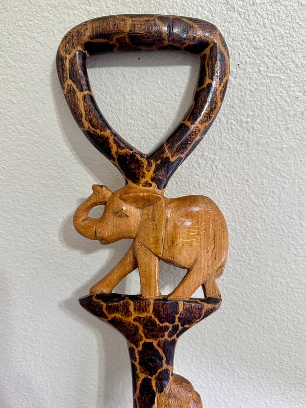 Maasai Traditional Blackwood Talking Stick Original Handcarved - Etsy ...