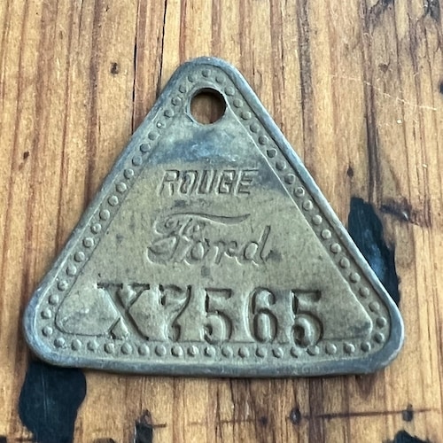 Vintage Brass Ford Tool Tag Authentic Auto Brass Key Fob - Etsy