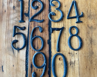 Industrial Metal Numbers 3 Small Vintage Metal Numbers - Etsy
