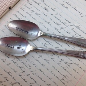 Spoon Me Hand Stamped Spoon - Valentine Gift - Handmade Coffee Lover ...