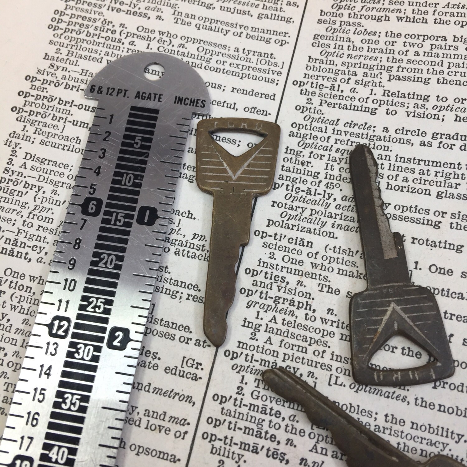 Vintage Ford Car Key - Car Key Pendant Charm - Vintage Auto Key ...