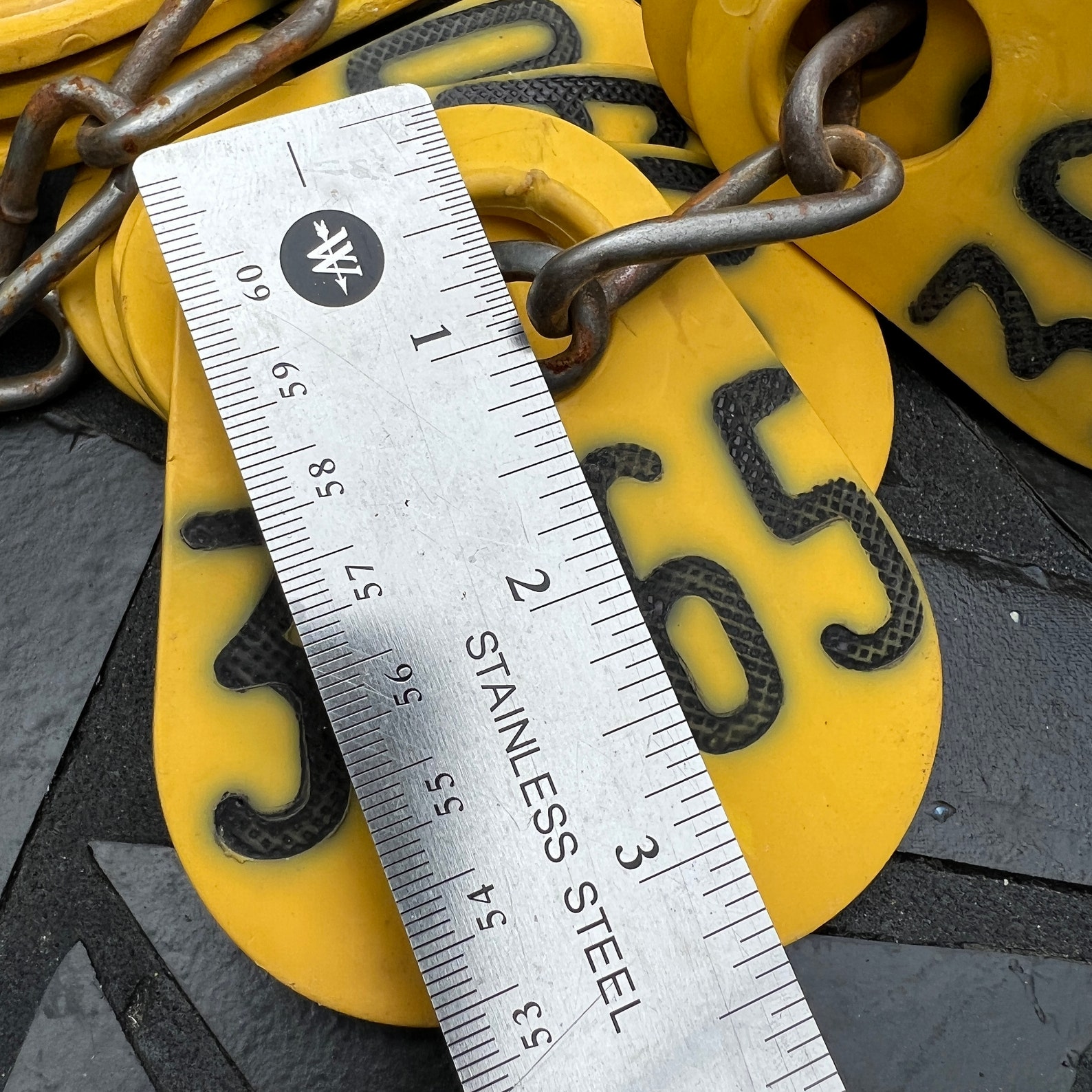 Vintage Yellow Plastic Cow Tag antique Plastic Livestock ID - Etsy