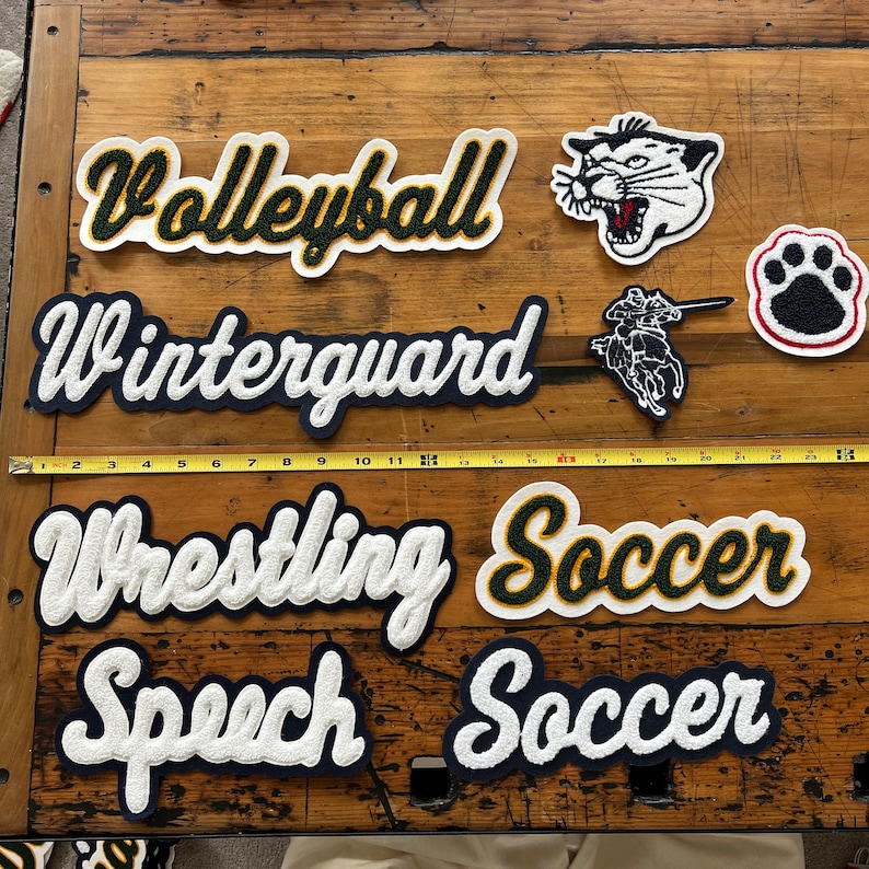 Varsity Sport and Activity Patches Letter Jacket Patches _ - Etsy