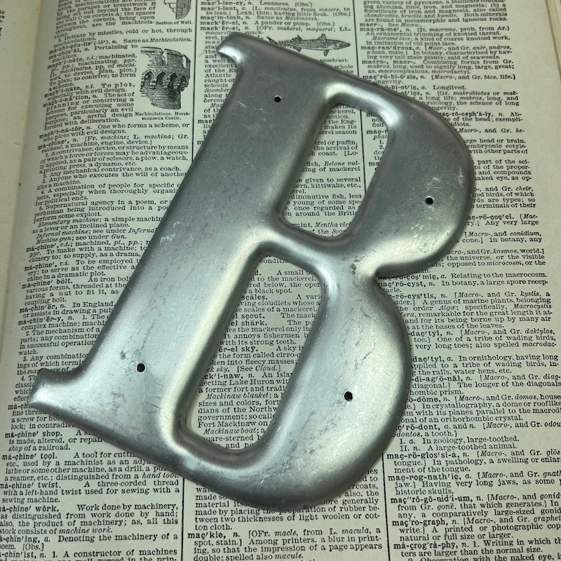 Vintage Sign Letter - Etsy