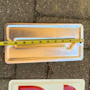 Metal Gas Station Number 10 Off-white Metal Sign Number Gas Station ...