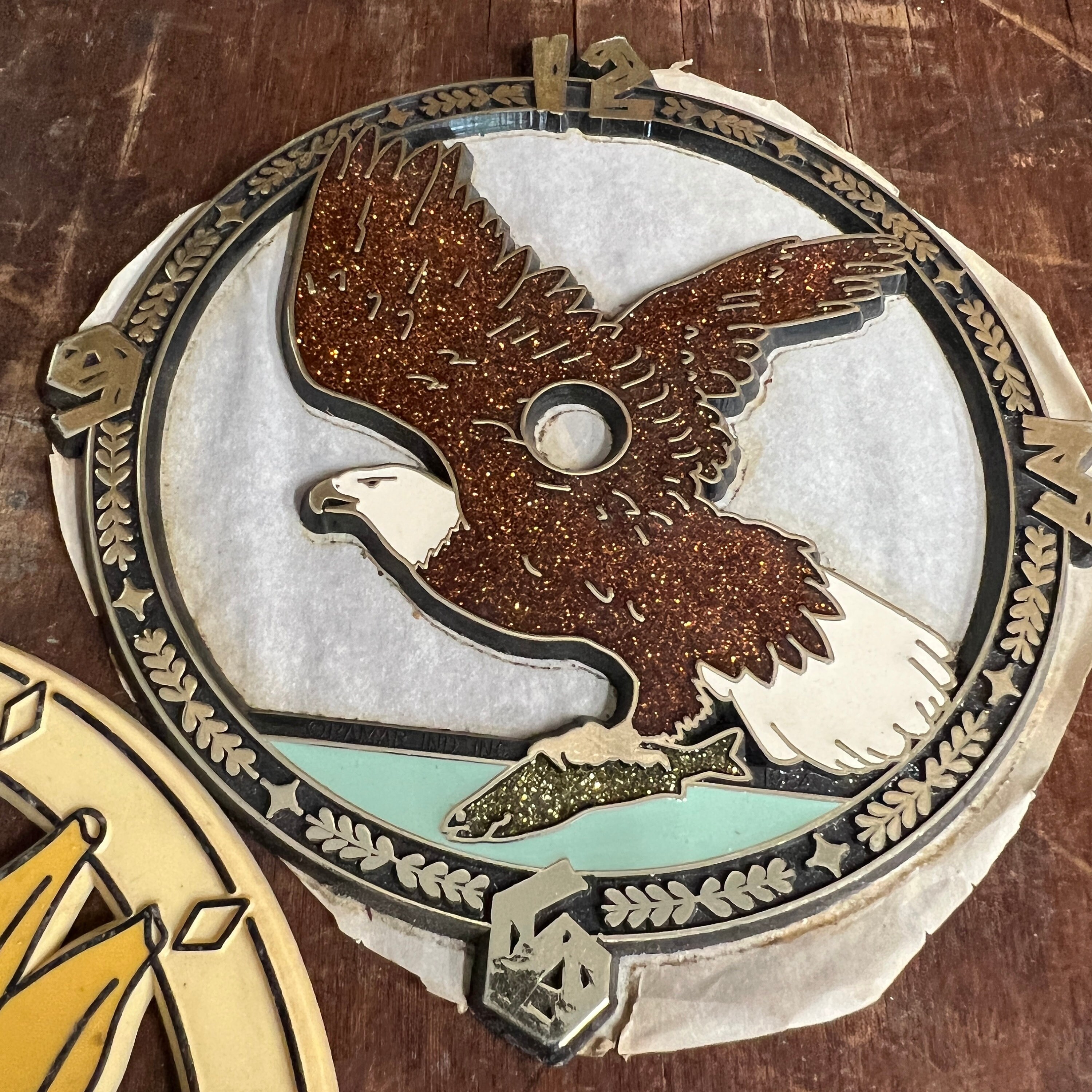 Vintage plastic clock face - Choose your style - hunting and outdoors theme