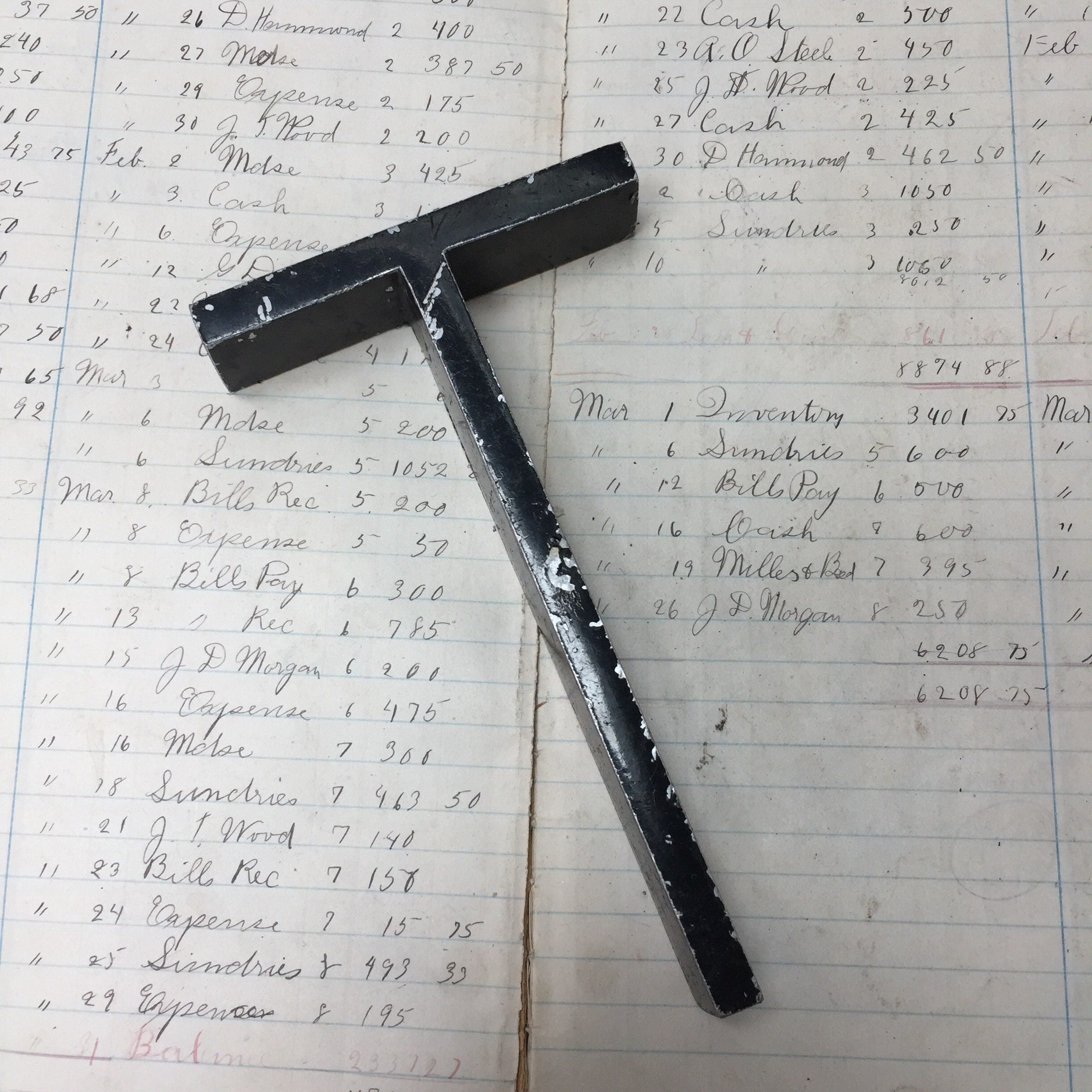 Black Industrial Sign Letter T - Vintage Metal marquee letter - metal ...