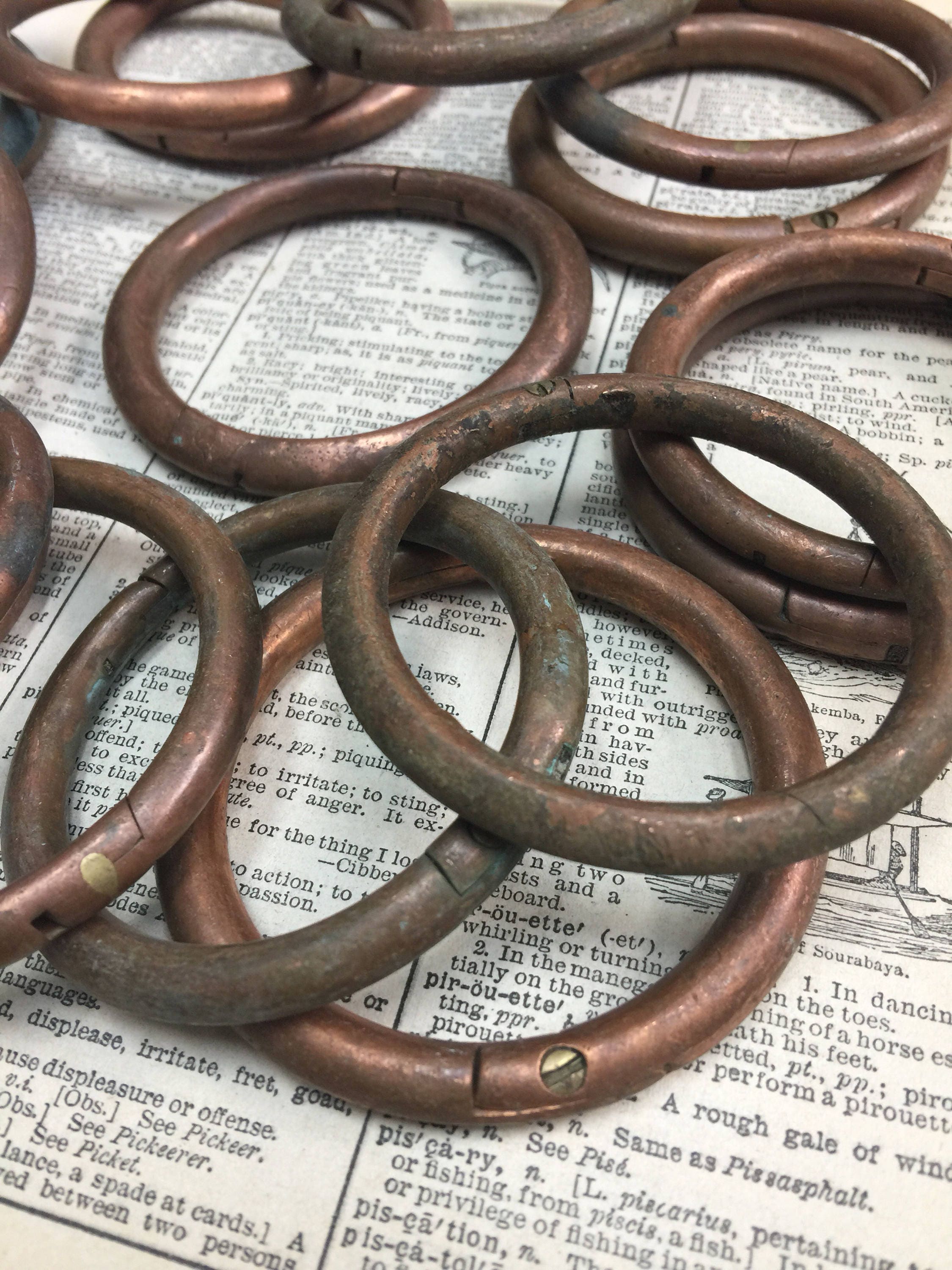 Authentic Bull Cow Nose Ring - Heavy Duty copper - Farm Fresh Vintage ...