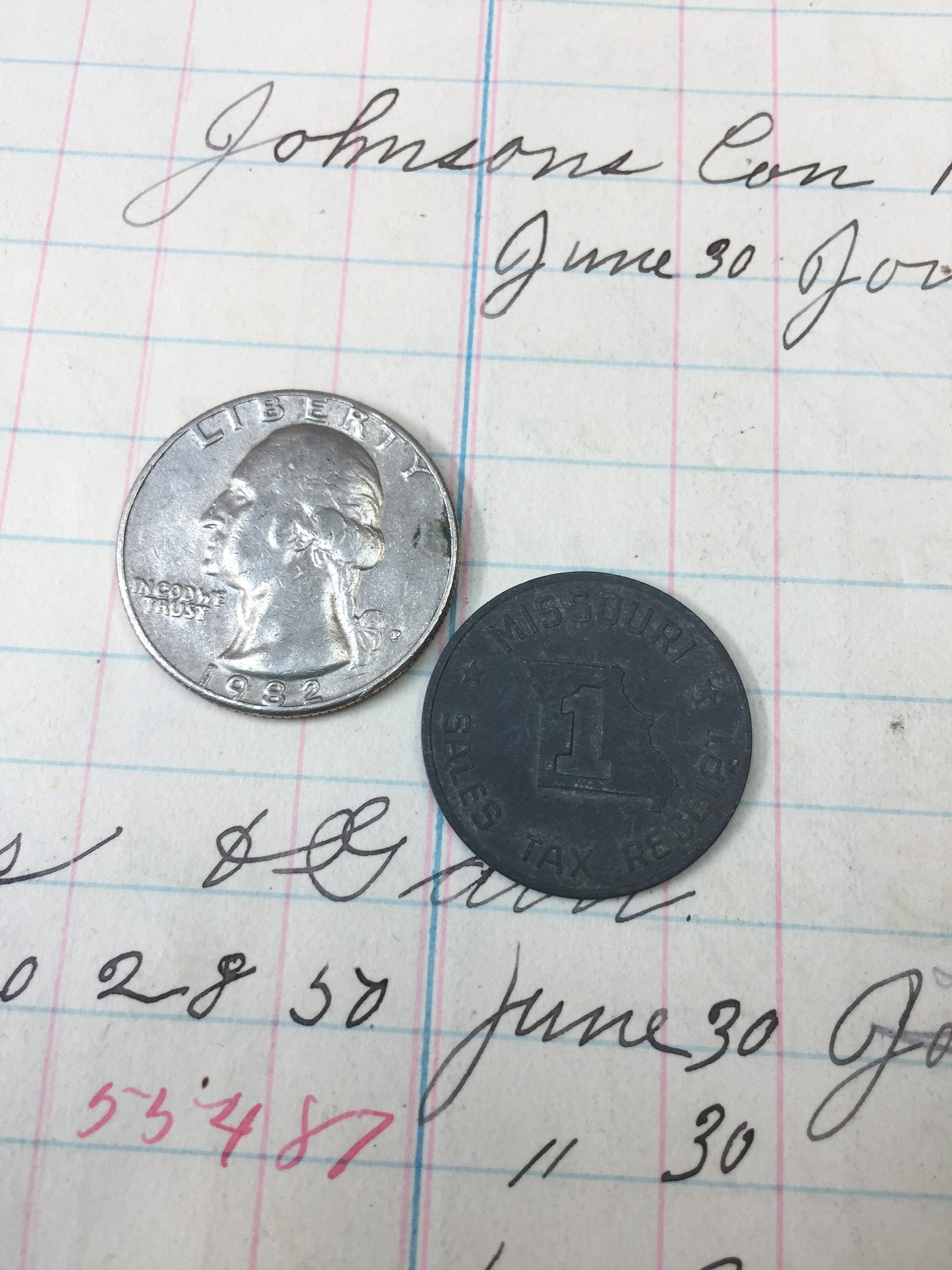 Set of 3 Tokens -vintage tax tokens old coin - state of Missouri ...