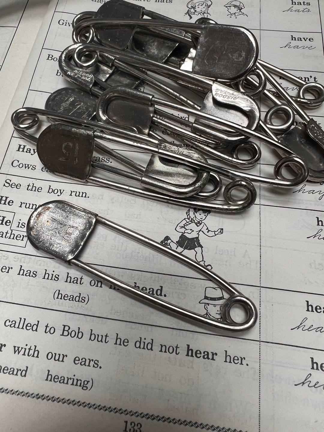 Antique Brass Laundry Pin - Vintage Key Tag - Vintage Laundry Pin Brass ...