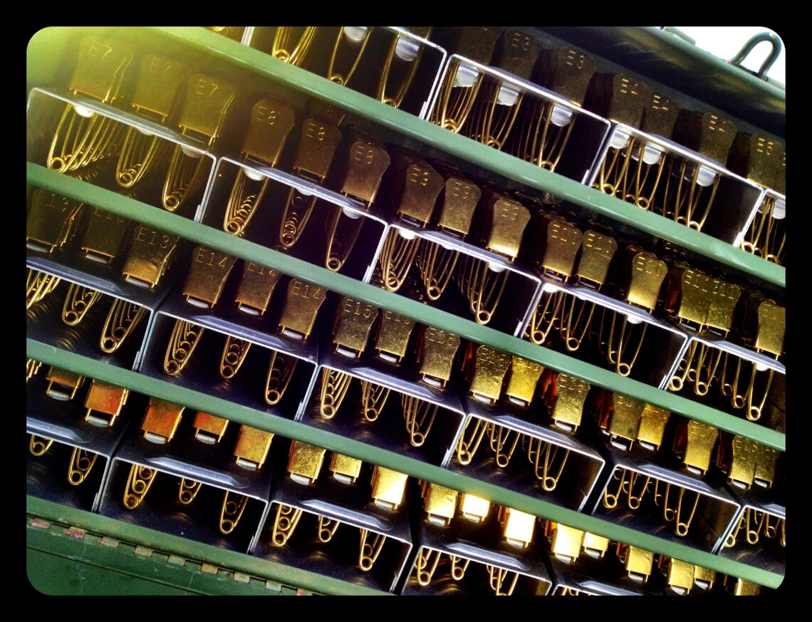 Brass Laundry Pin Set Locker Basket Pins Numbered Pin - Etsy