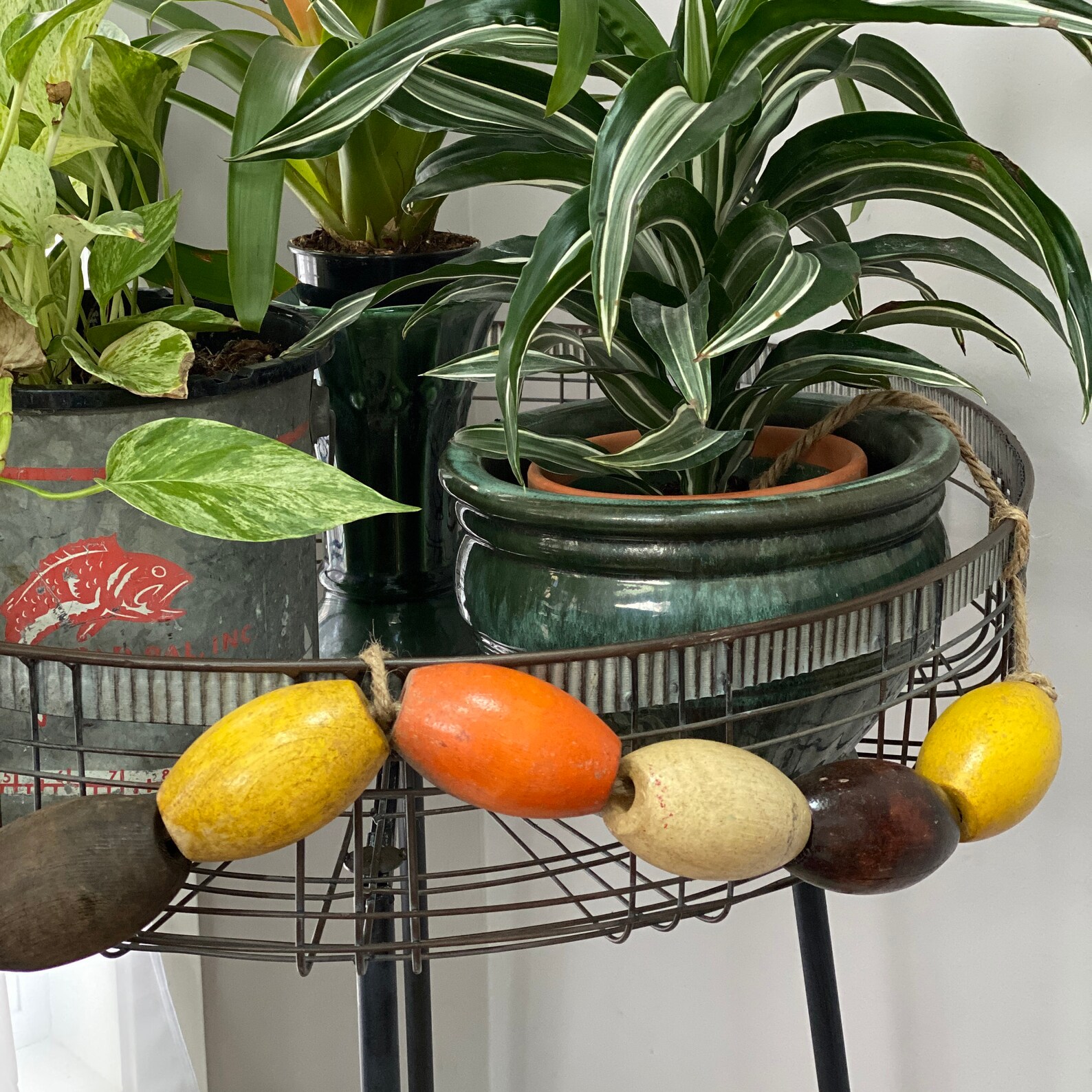 Vintage Wood Floats Create Your Own Wood Float Banner Four | Etsy