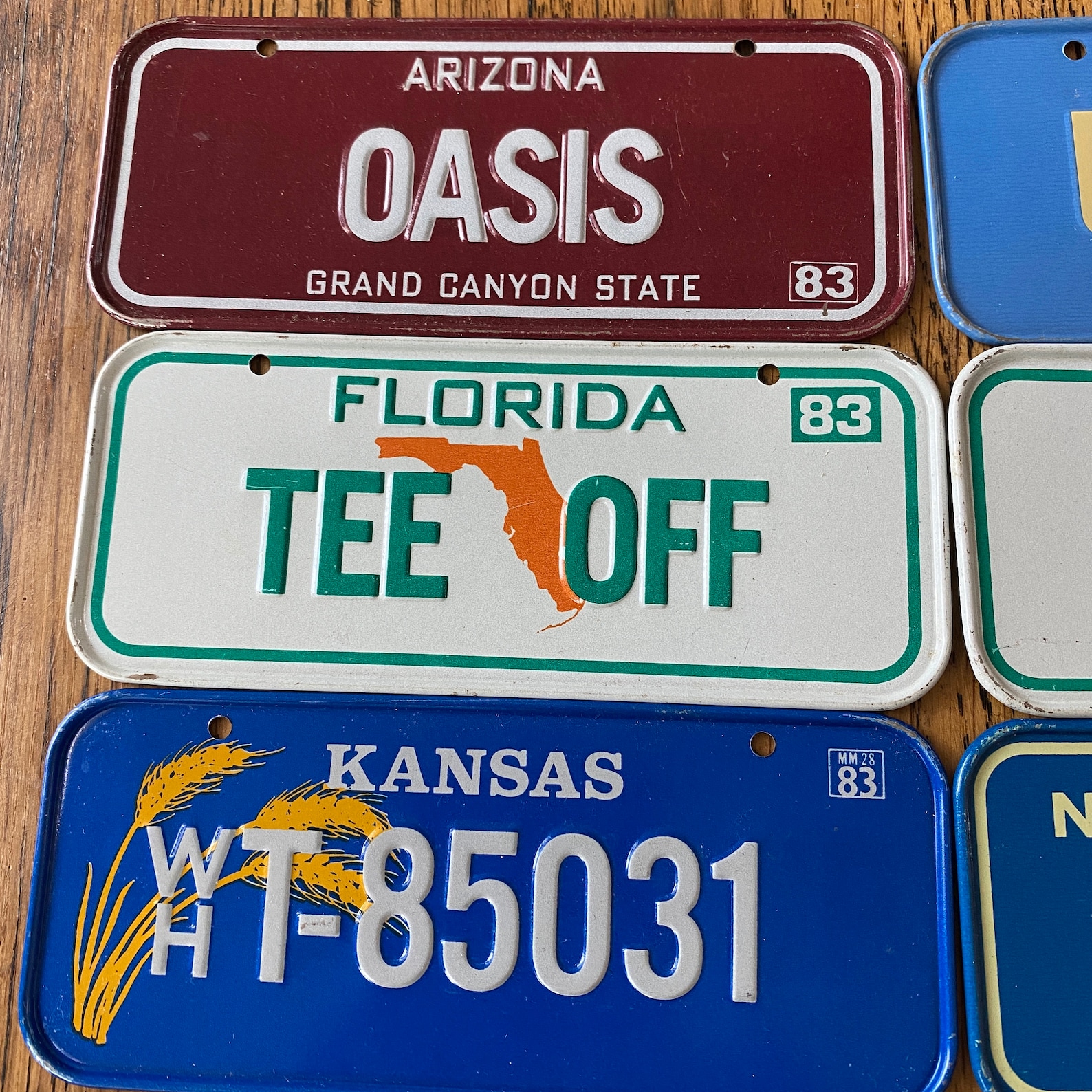Vintage 1983 Bike License Plates Choose Your State Bike | Etsy