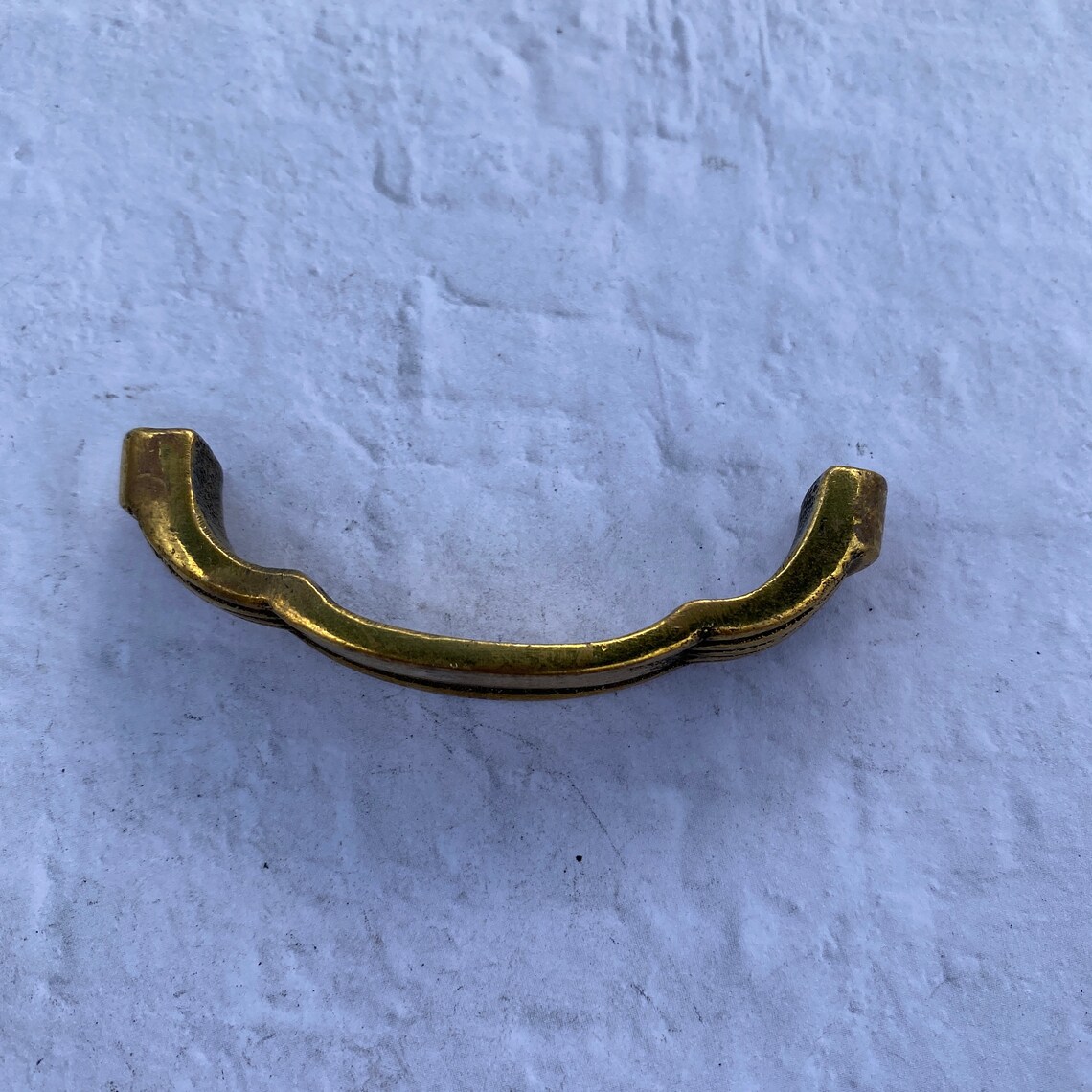 Vintage Brass Drawer Pull With Keyhole door Pull Antique - Etsy
