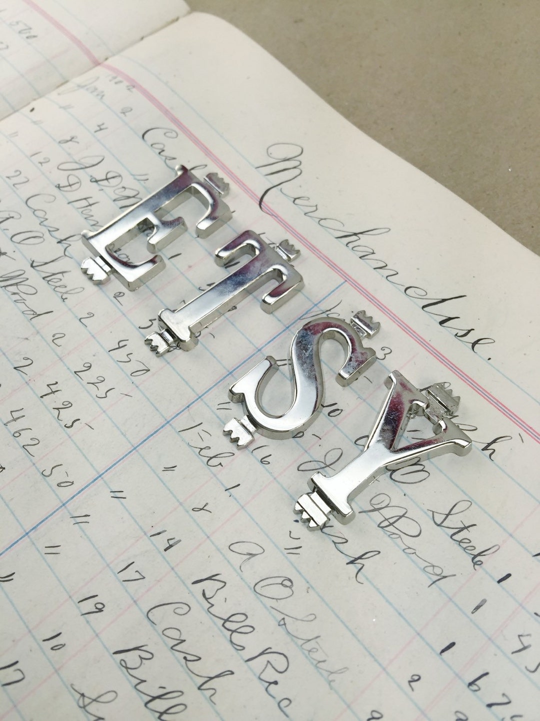 Vintage Silvermetal Letter Charms - Small Metal Alphabet Charm - Small ...