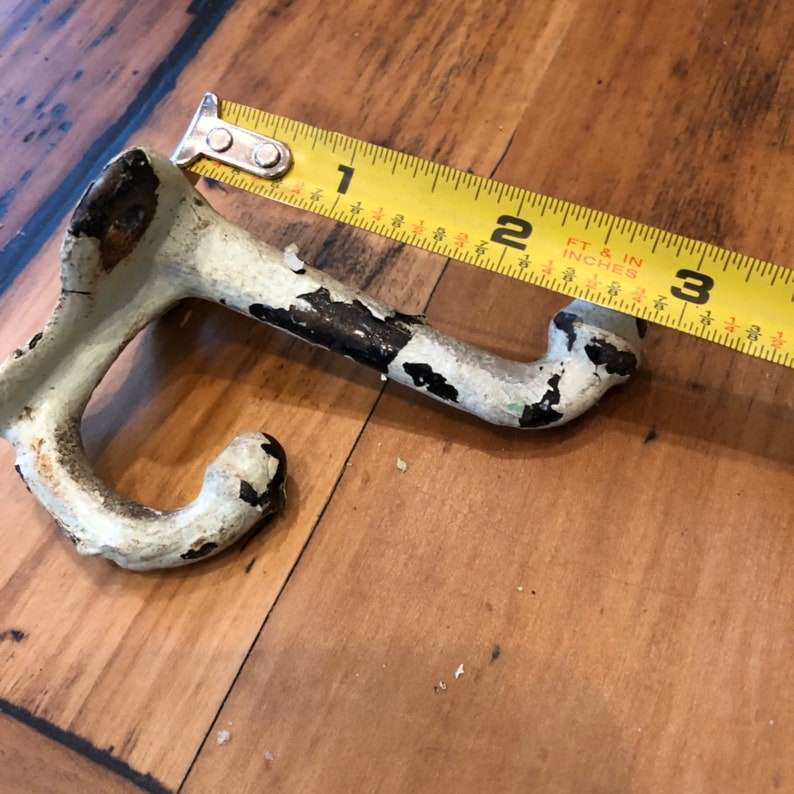 Chippy Light Green/cream Paint Acorn Coat Hooks Authentic | Etsy