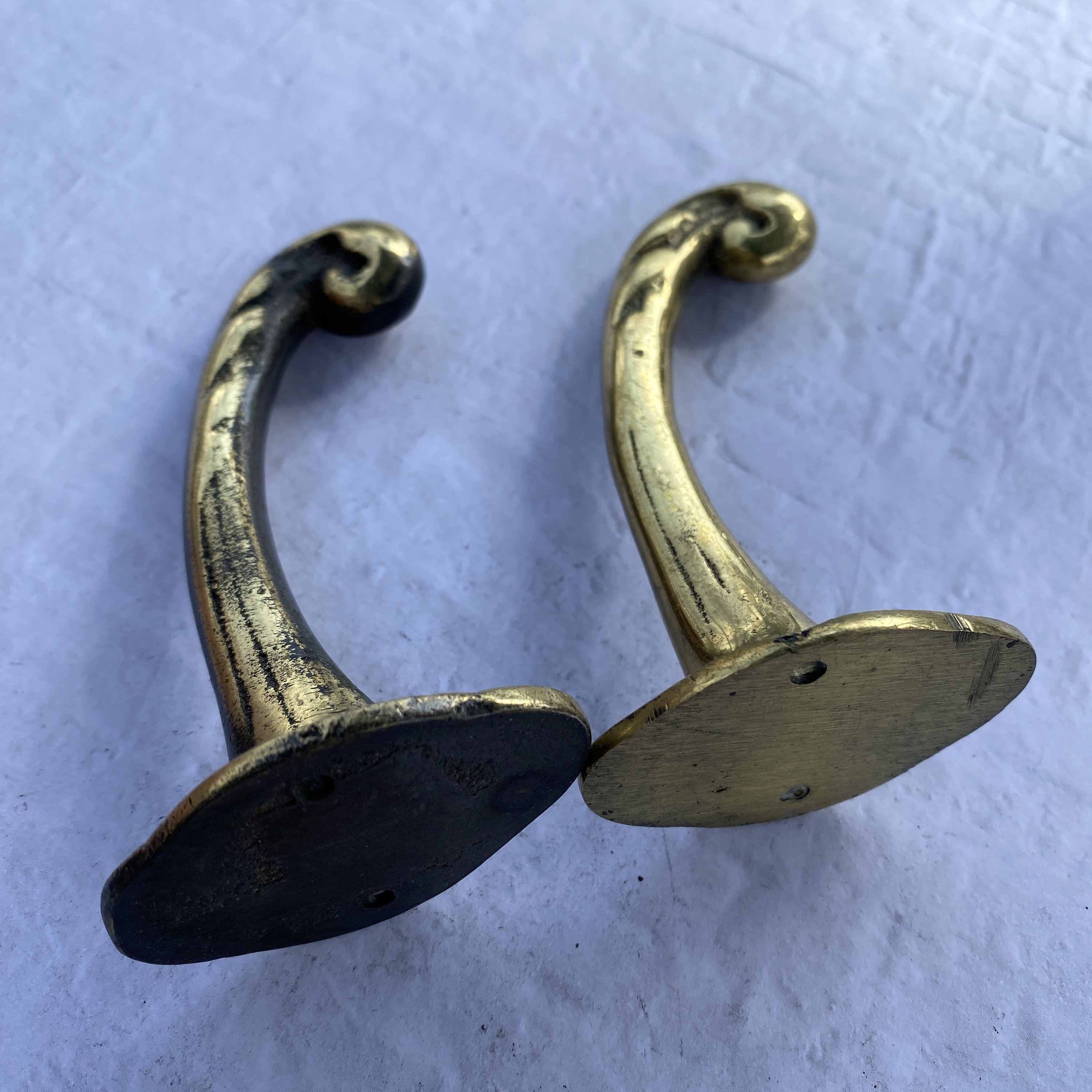 Vintage brass hook Coat hook Plant hook decorative hook | Etsy