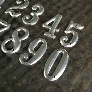 Industrial Metal Numbers 1" - Small Vintage Metal Numbers – Salvaged ...
