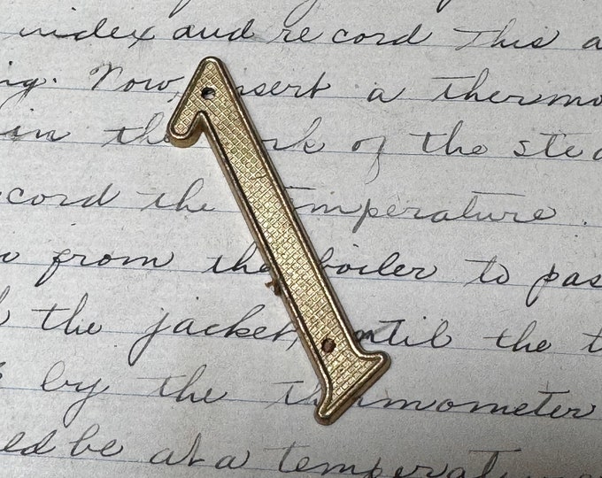 Vintage House Numbers Brass House Number With Berber Designates - Etsy ...
