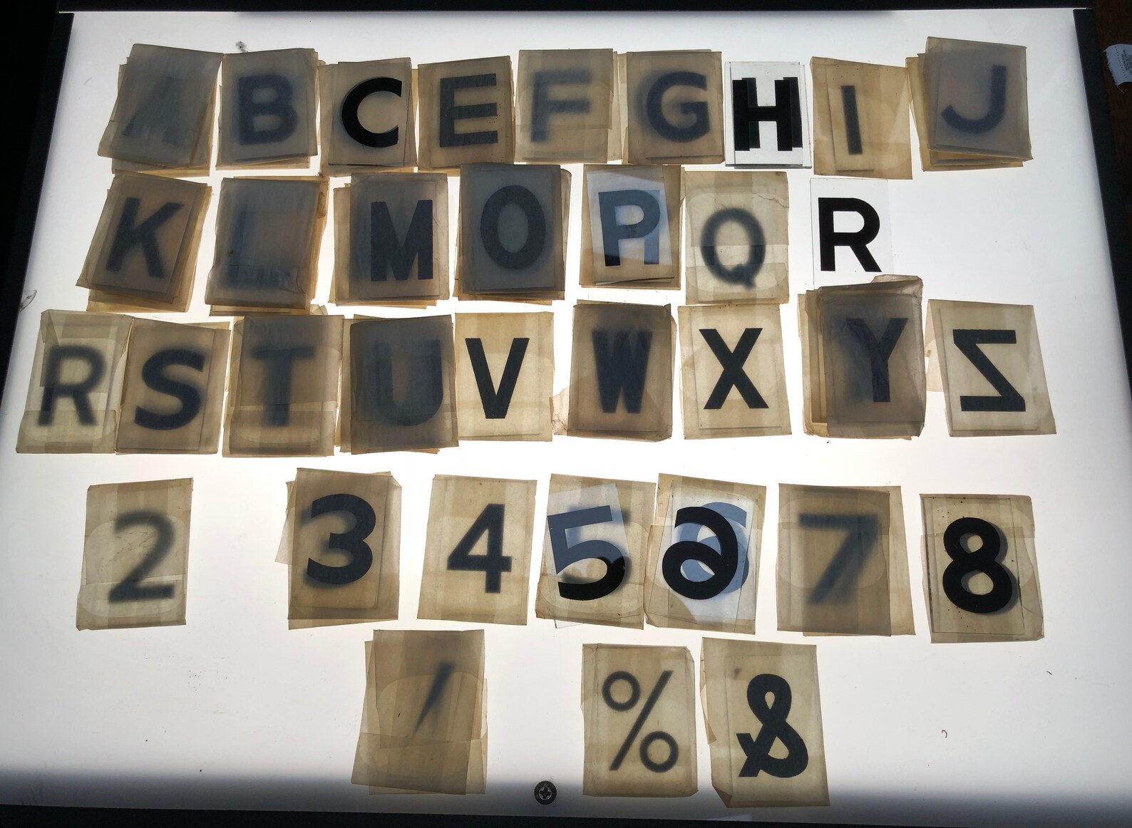 Vintage Clear Glass Sign Letter London Antique Glass Sign - Etsy