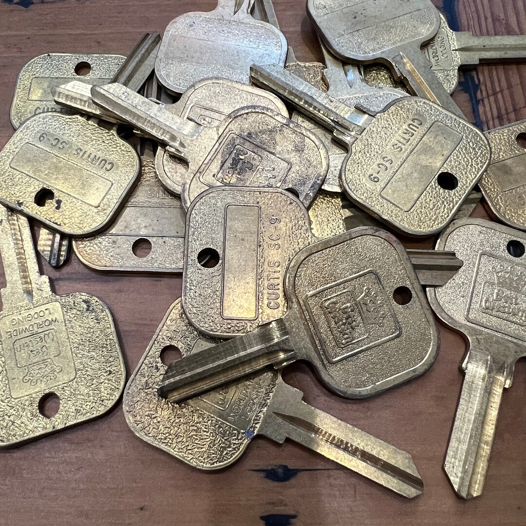 Vintage 1980's Best Western Hotel Keys - Uncut Blanks - Hotel Keys ...