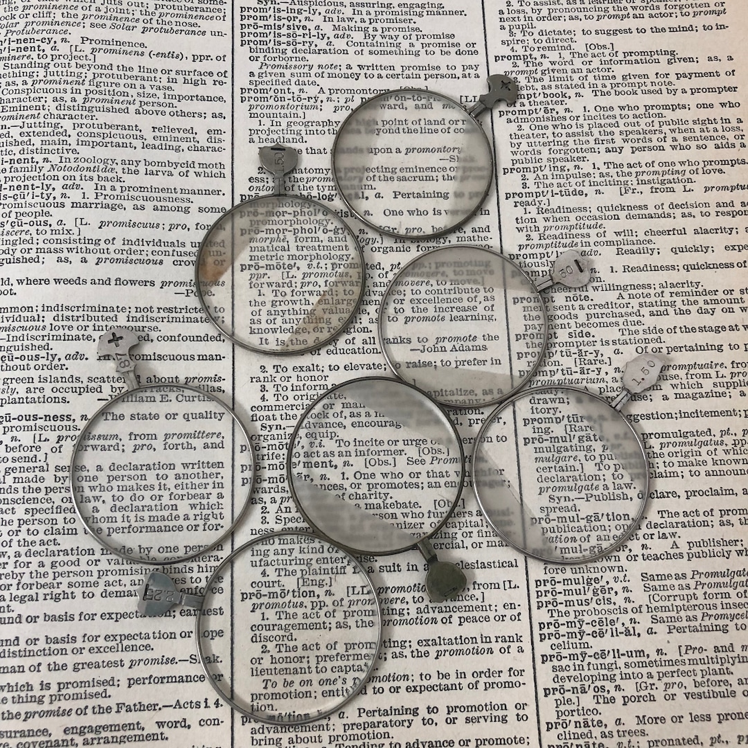 Antique Monocle - Vintage Optometrist Lens - Eyeglass Lenses - Old Eye ...