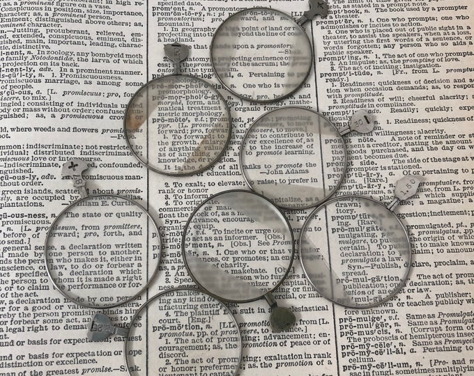 Antique Monocle - Vintage Optometrist Lens - Eyeglass Lenses - Old Eye ...