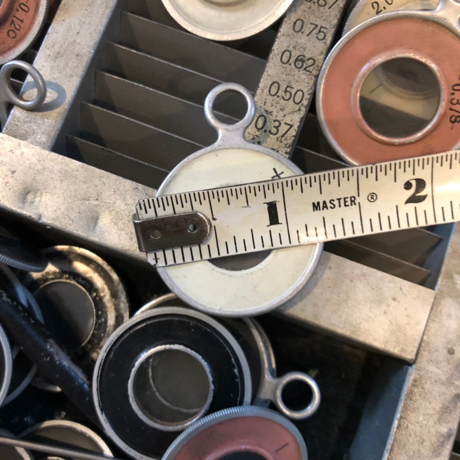 Antique Aluminum Monocle Vintage Optometrist Lens Eyeglass - Etsy