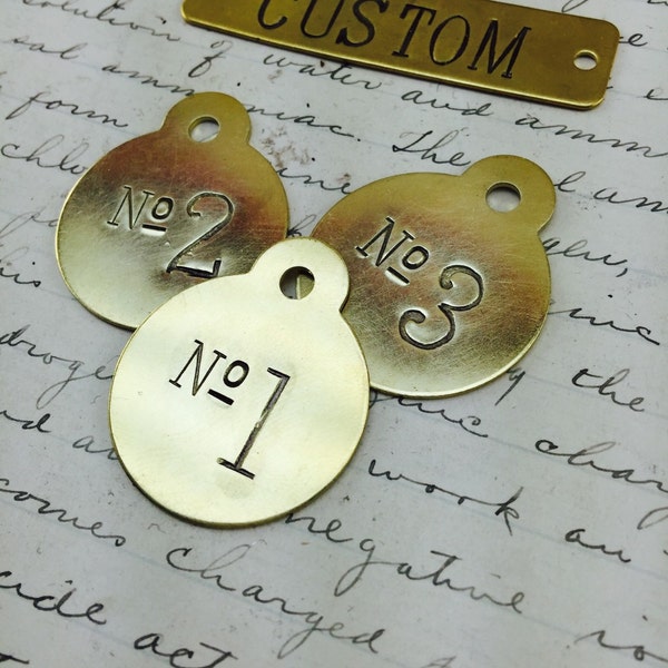 Coat Check Tags - Etsy