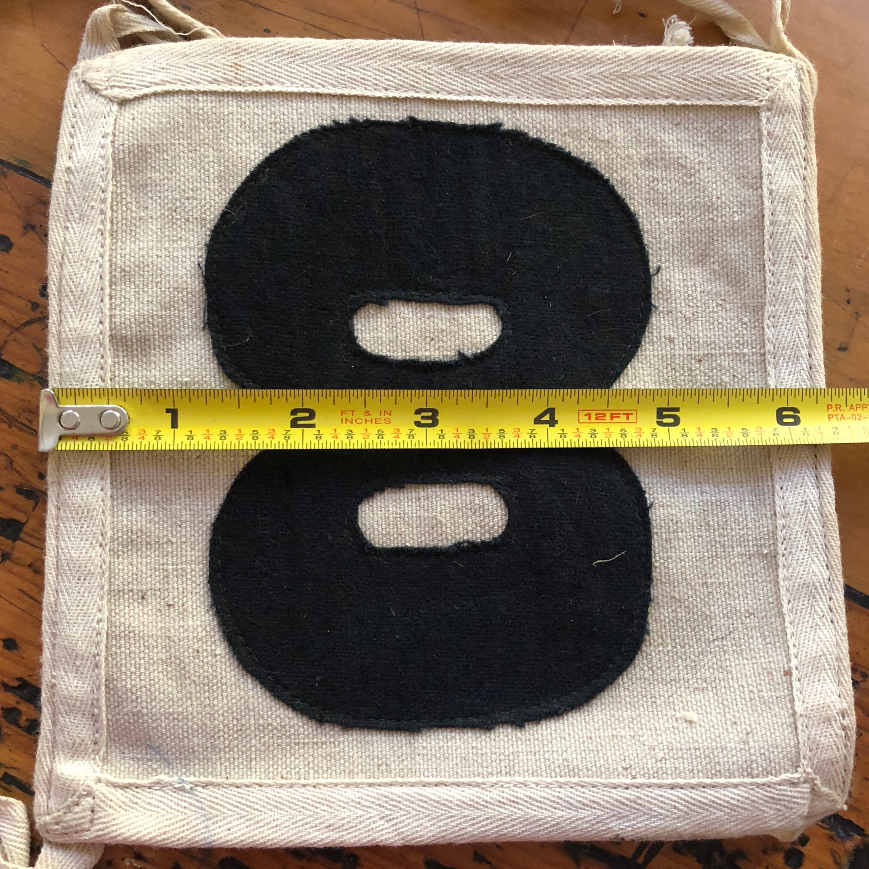 Vintage Horse Jockey arm band - Number 8 - Canvas and Felt - Horse ...