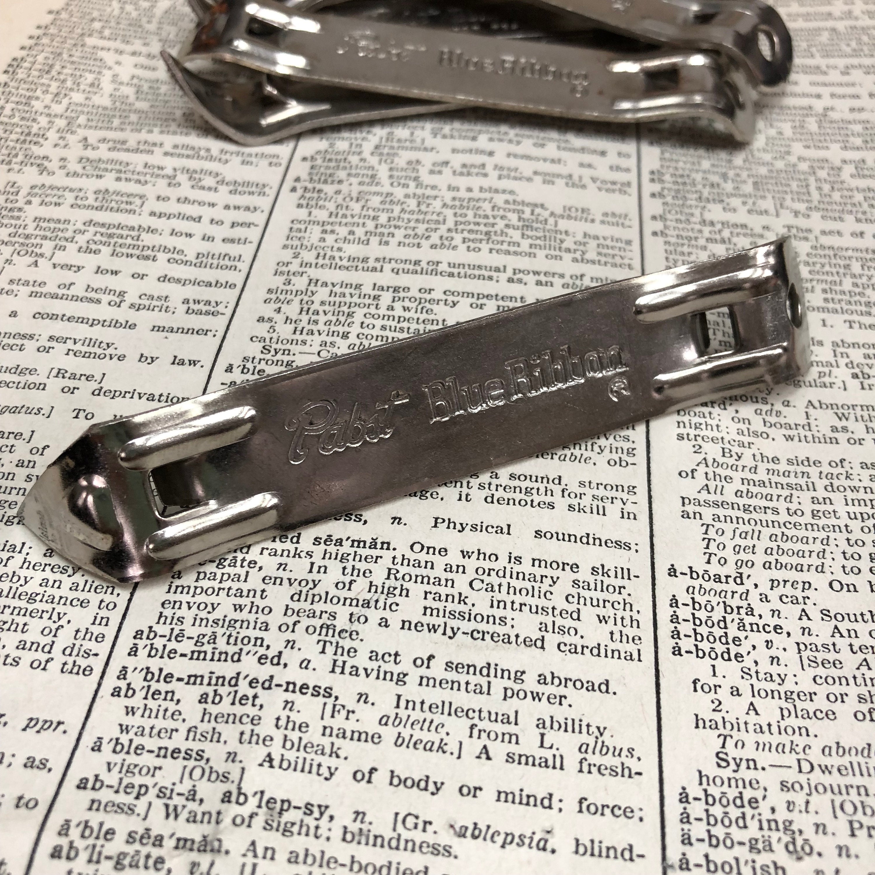 Vintage Bottle Opener - Pabst Blue Ribbon PBR beer bottle opener ...