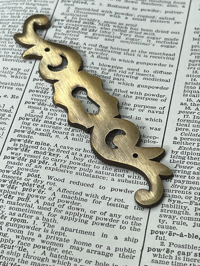 Vintage Brass Keyhole Escutcheon small Keyhole Antique - Etsy