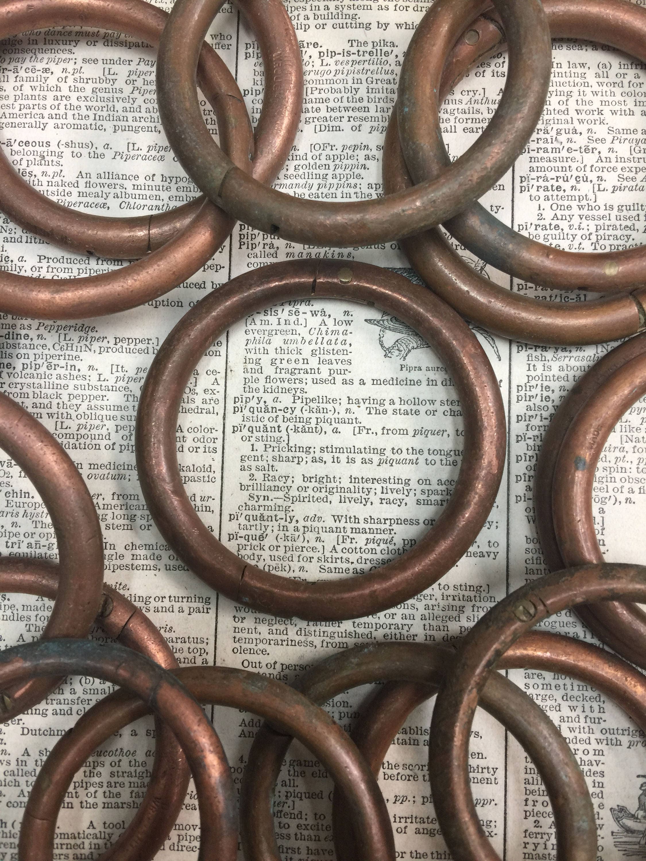 Authentic Bull Cow Nose Ring - Heavy Duty copper - Farm Fresh Vintage ...