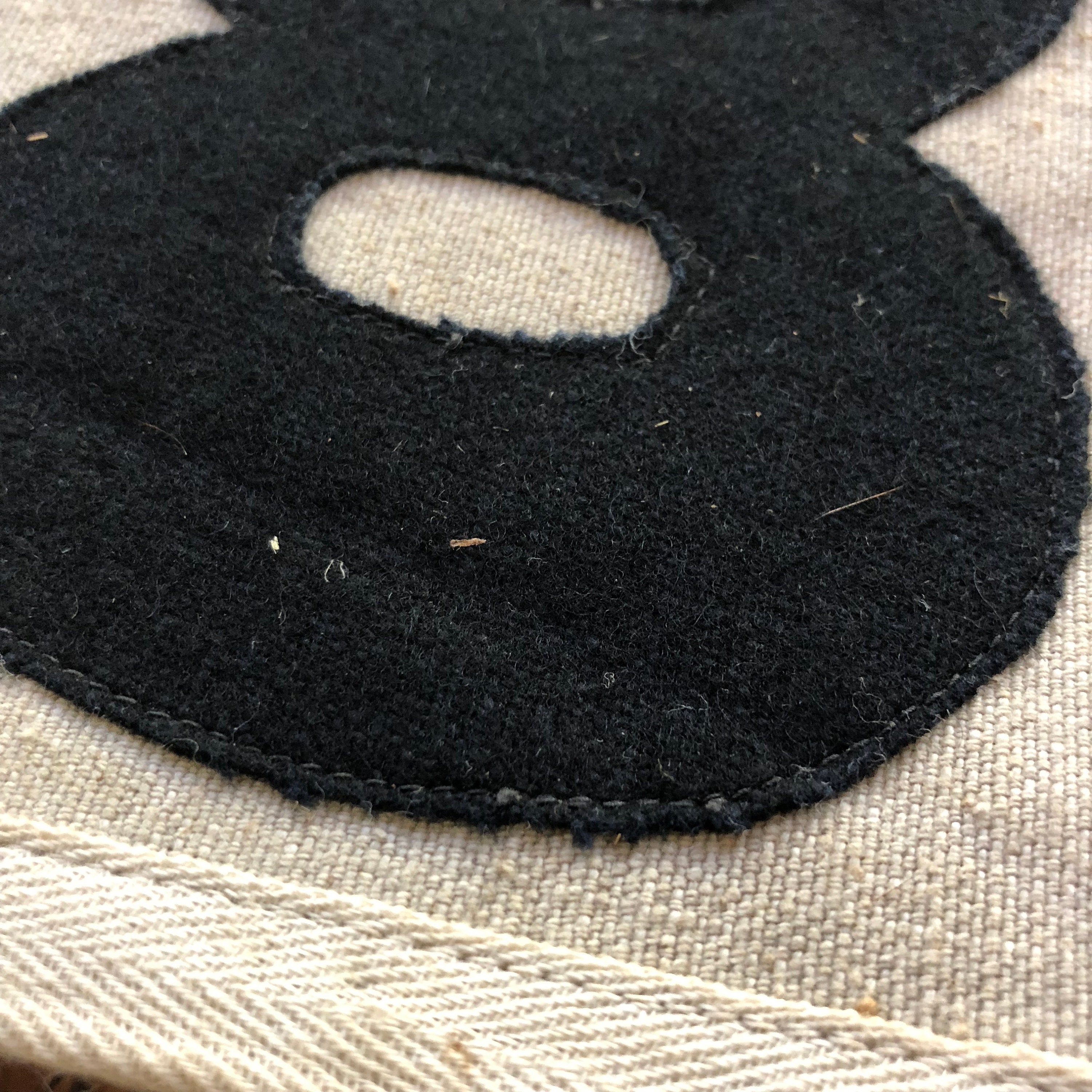 Vintage Horse Jockey arm band - Number 8 - Canvas and Felt - Horse ...