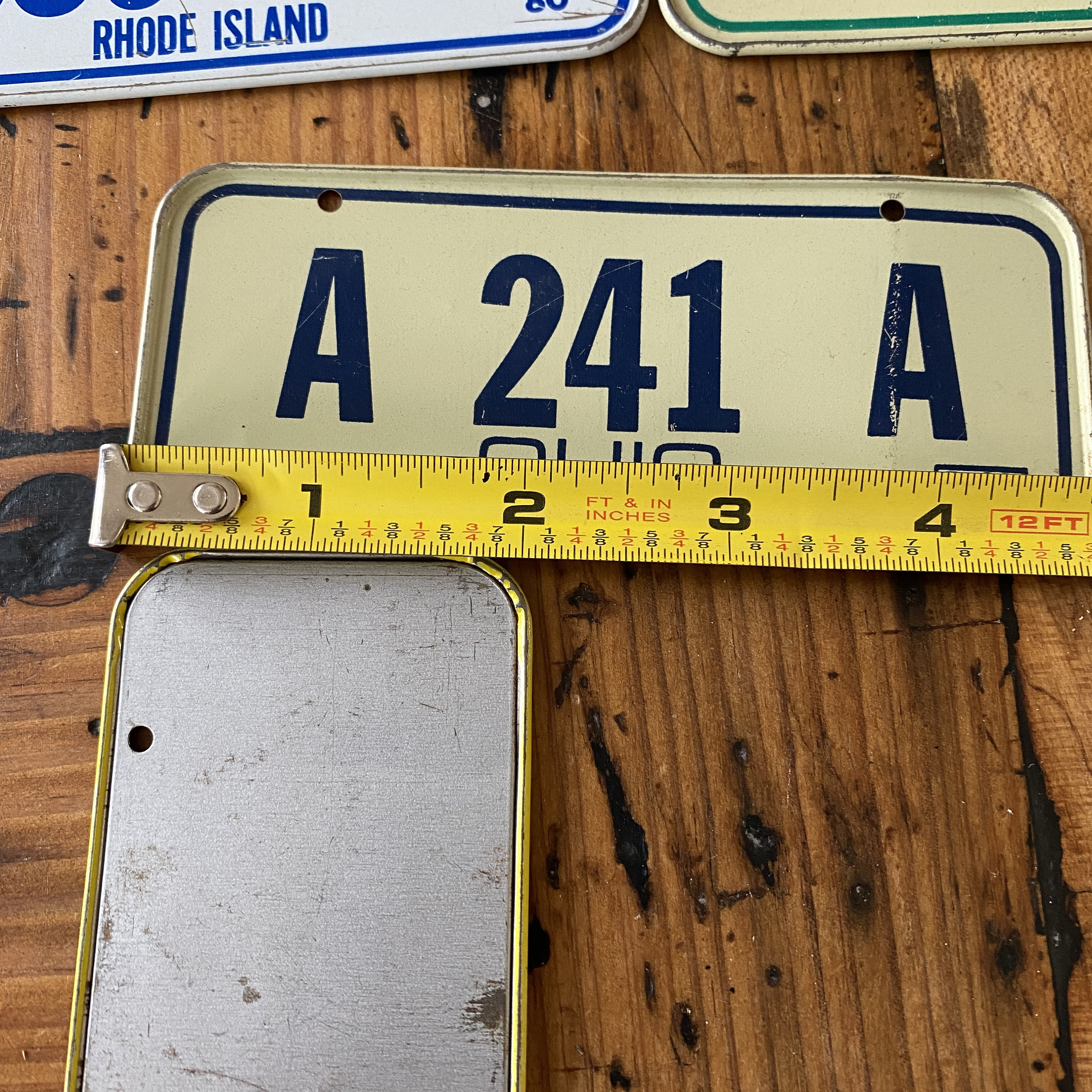Vintage 1980 Bike License Plates - Choose Your State - Bike Plate ...