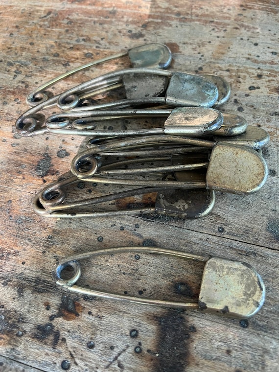 4" antique Blanket Pin - horse pin - kilt pin - large… - Gem