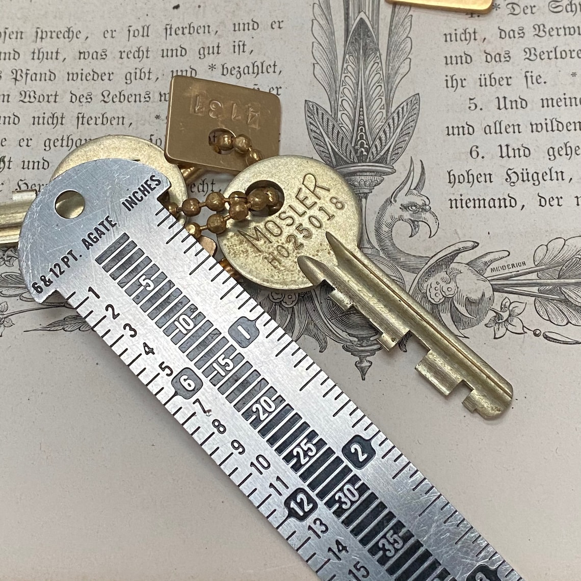 Mosler Bank Safe Key Set Industrial High Security Key - Etsy