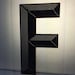 Clear Plastic Letter F – Plexiglas Letter - Black Marquee Letter ...