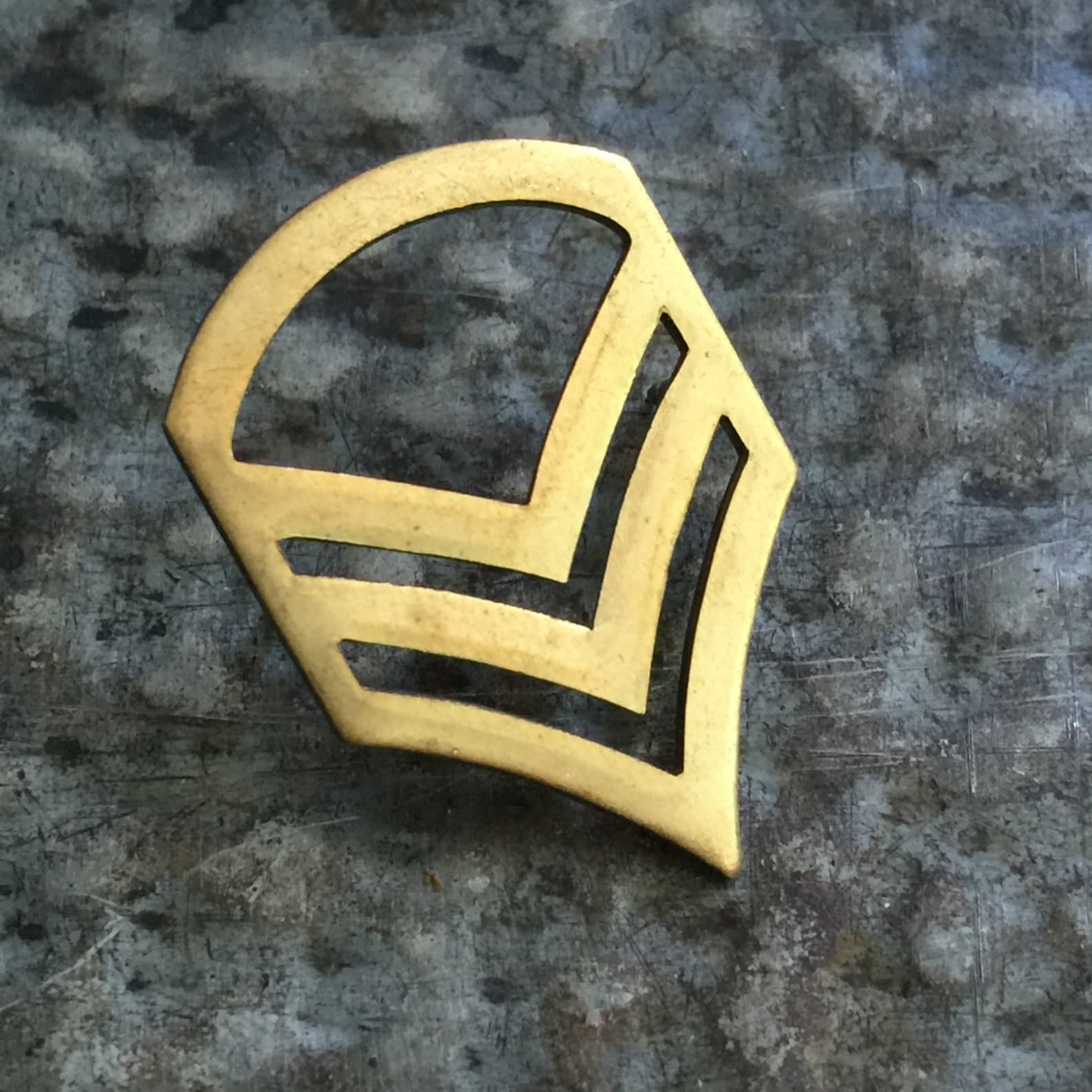 Military Chevron Rank Pin Army Uniform Pin Vintage Armed | Etsy