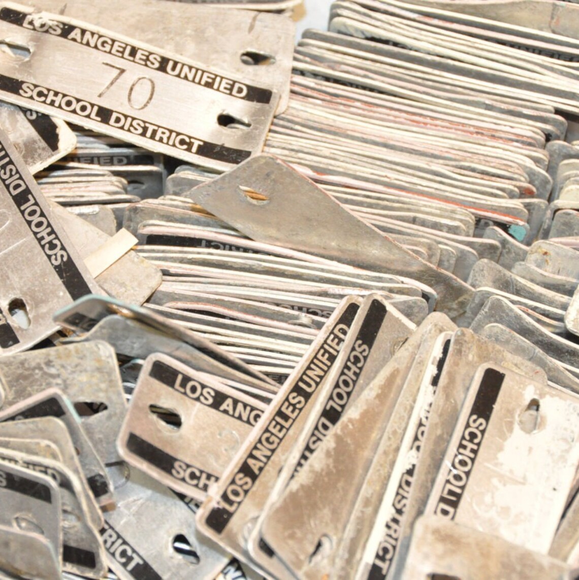 Industrial Locker Number Plates choose the Quantity Los | Etsy