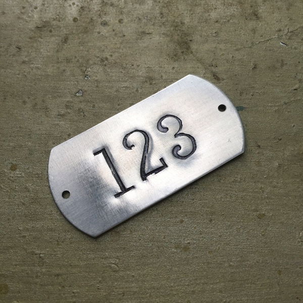 Metal Locker Number Plates - Etsy