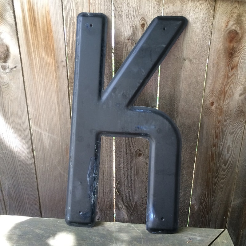 Metal Letter H - Etsy