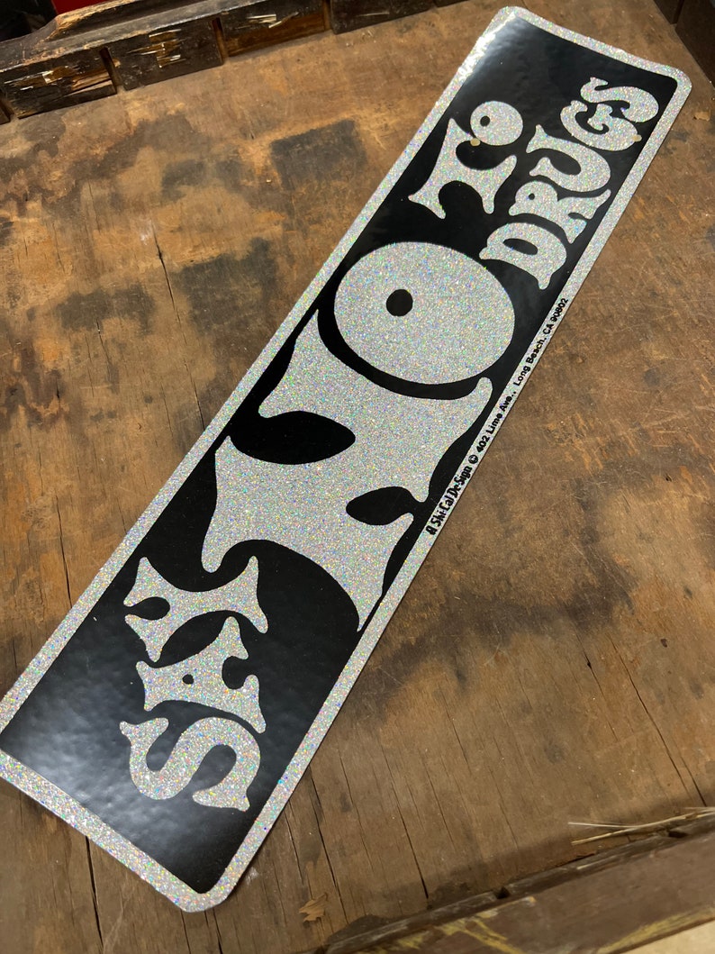 Hologram Bumper Stickers - Say No to Drugs - Rad Stickers - 70s 80s ...