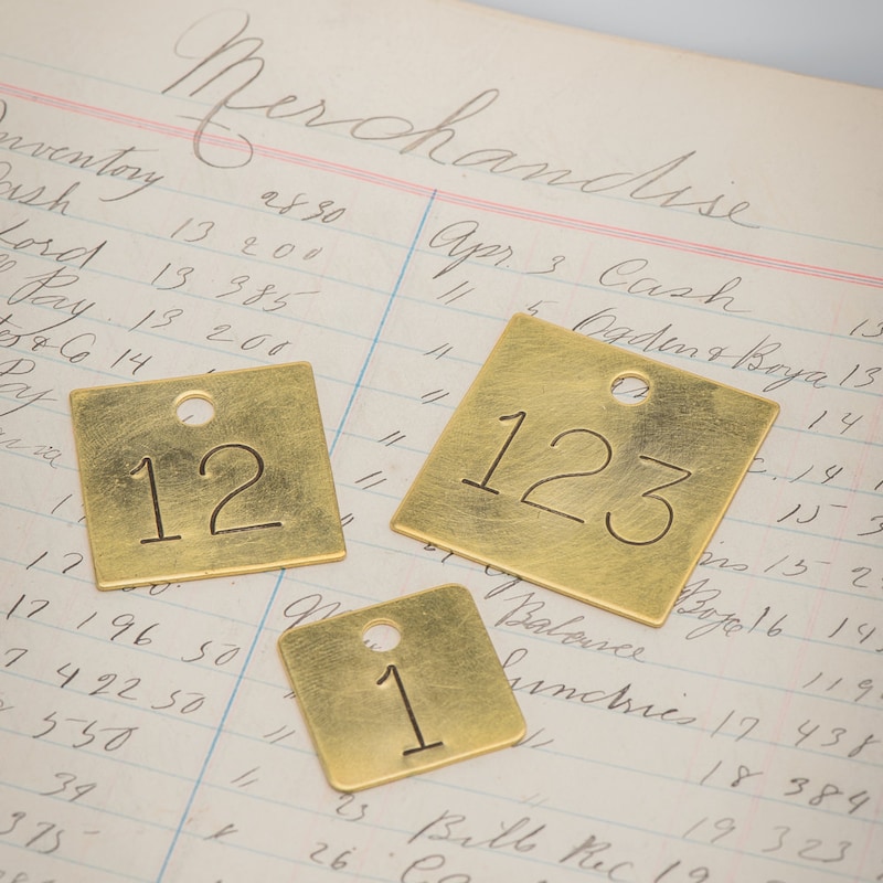 Brass Tag - Etsy