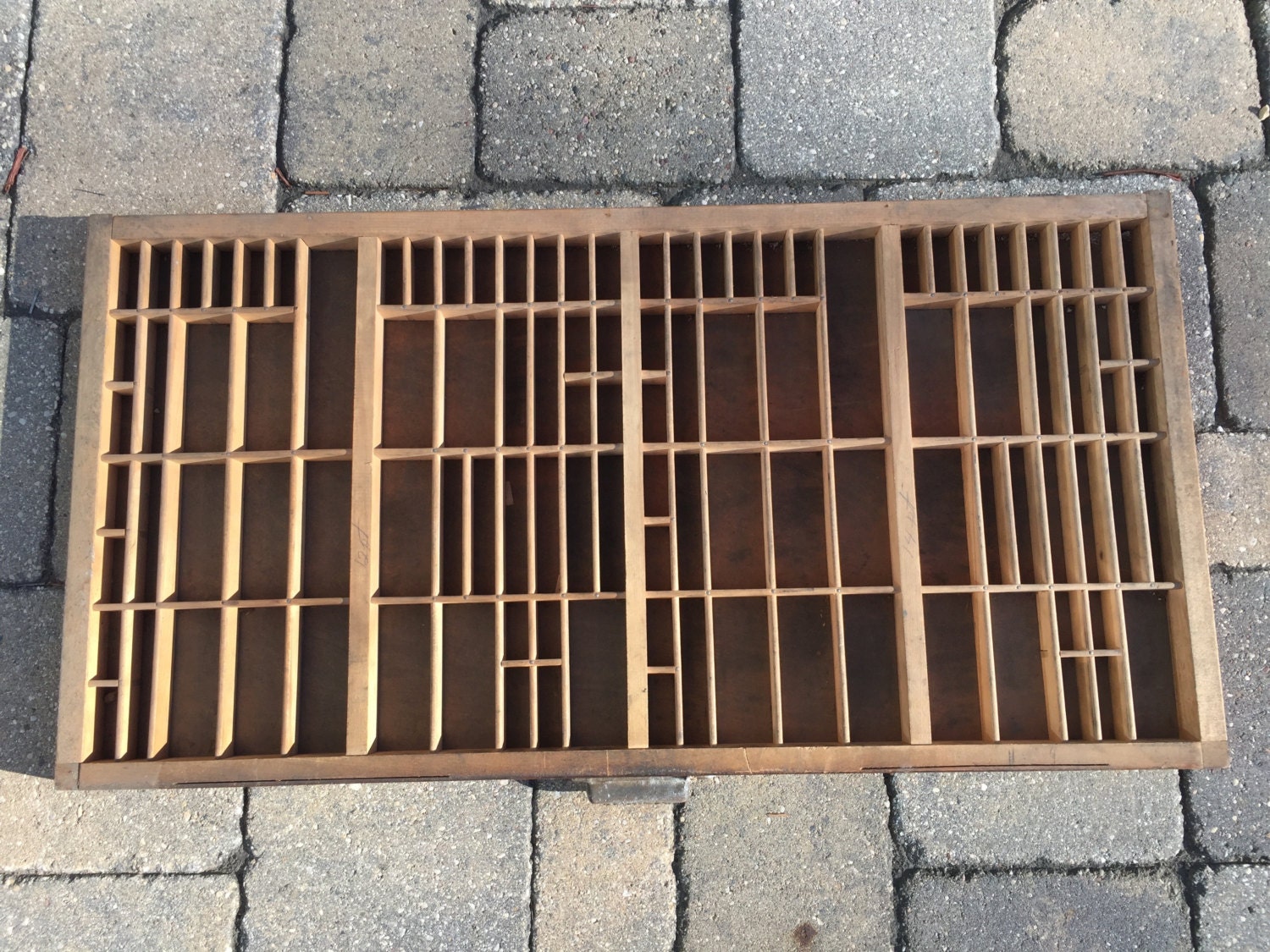 Vintage Wooden Printers Tray - letterpress drawer - hamilton printers ...