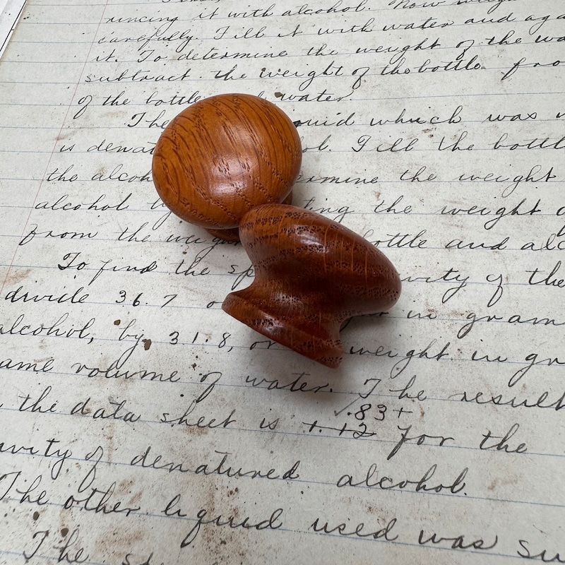 Vintage Oak Wood Knobs - Etsy