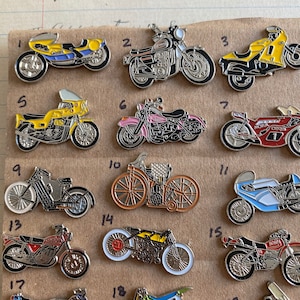Motorcycle lapel pin vintage motorcycle jacket pin biker | Etsy