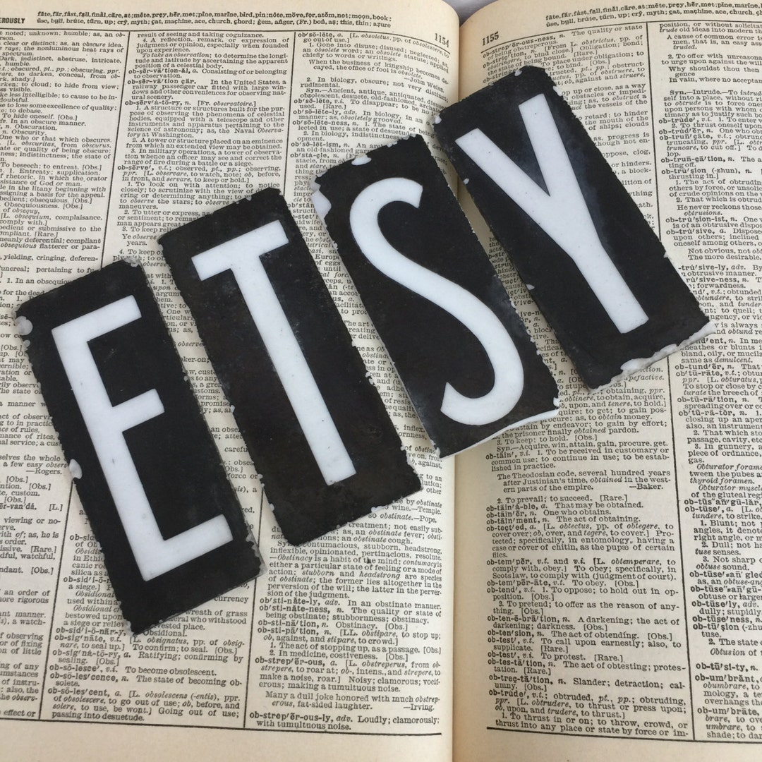 Vintage Milk Glass Sign Letter - Antique Glass Sign -sign Letters ...