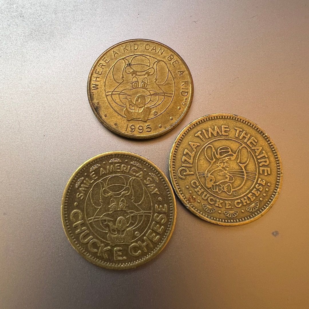 Chuck E Cheese's Arcade - Birth Year Token 1981- 2007 -vintage Token ...