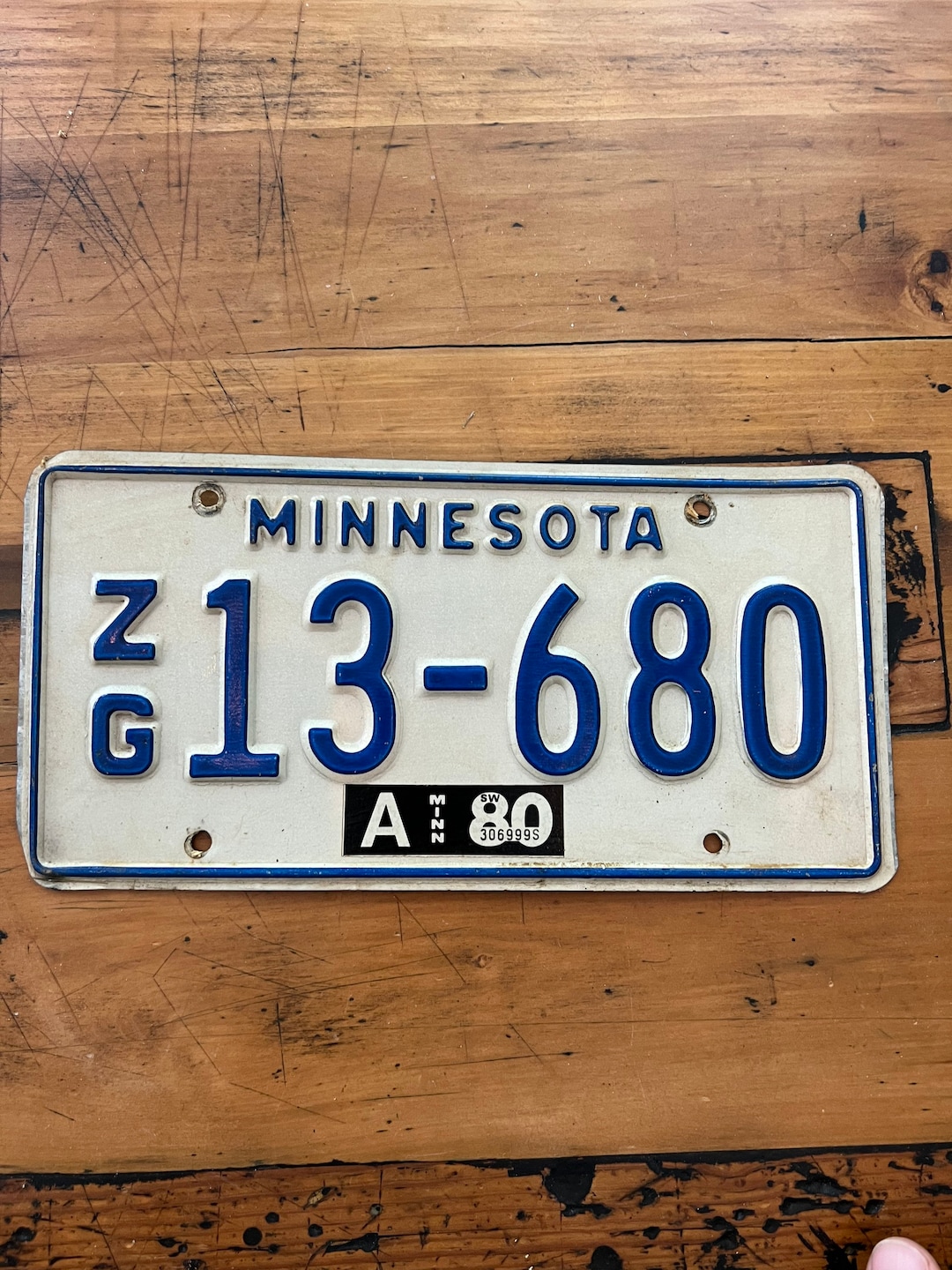 Vintage Minnesota License Plate - 1980 - Rusty Plates - Car License ...